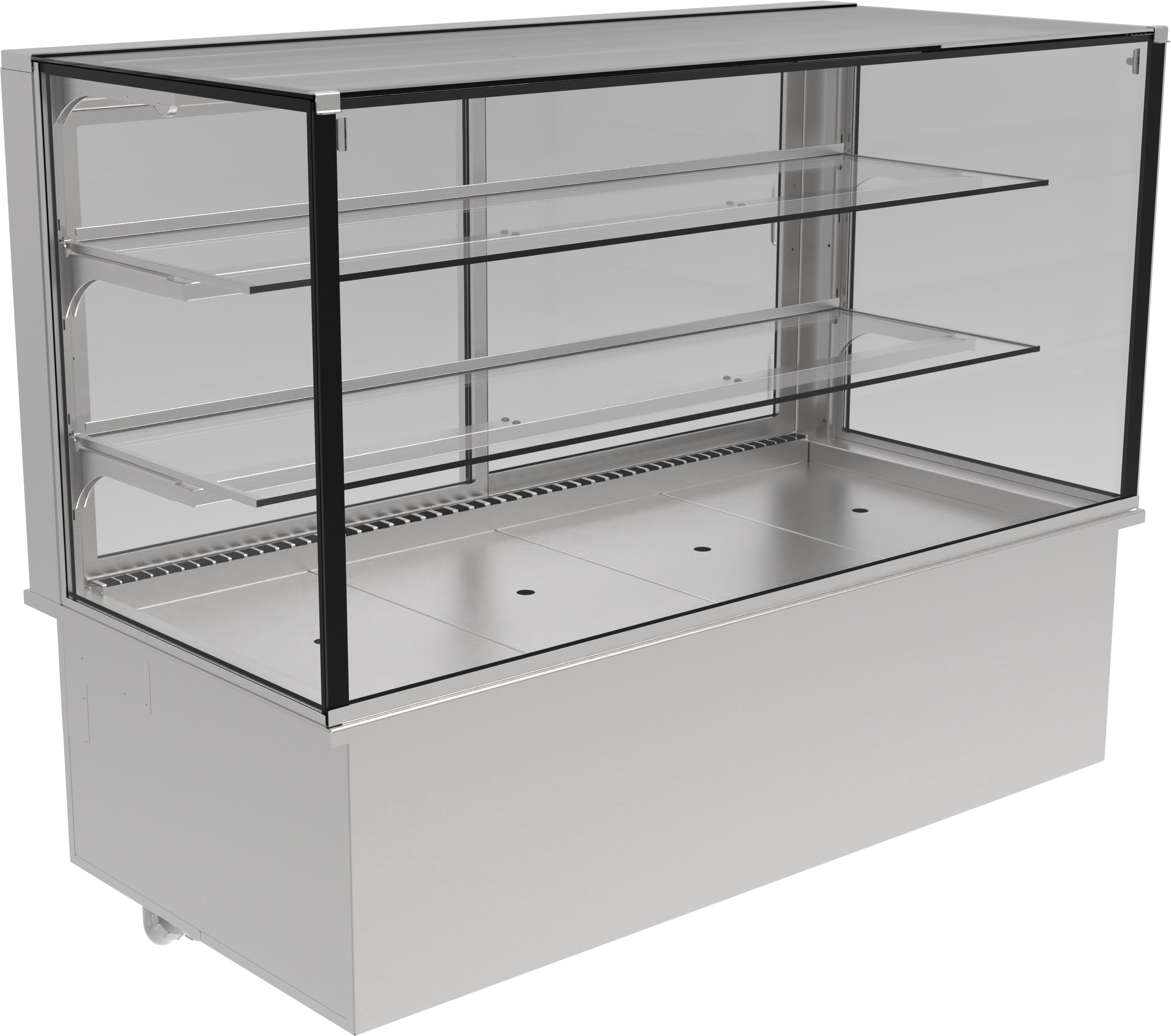 Green GE-145-71-Z | Serie GASTRO GREEN-70 Isolierglasaufbau | Einbau-Kühlvitrinen Gastro ...