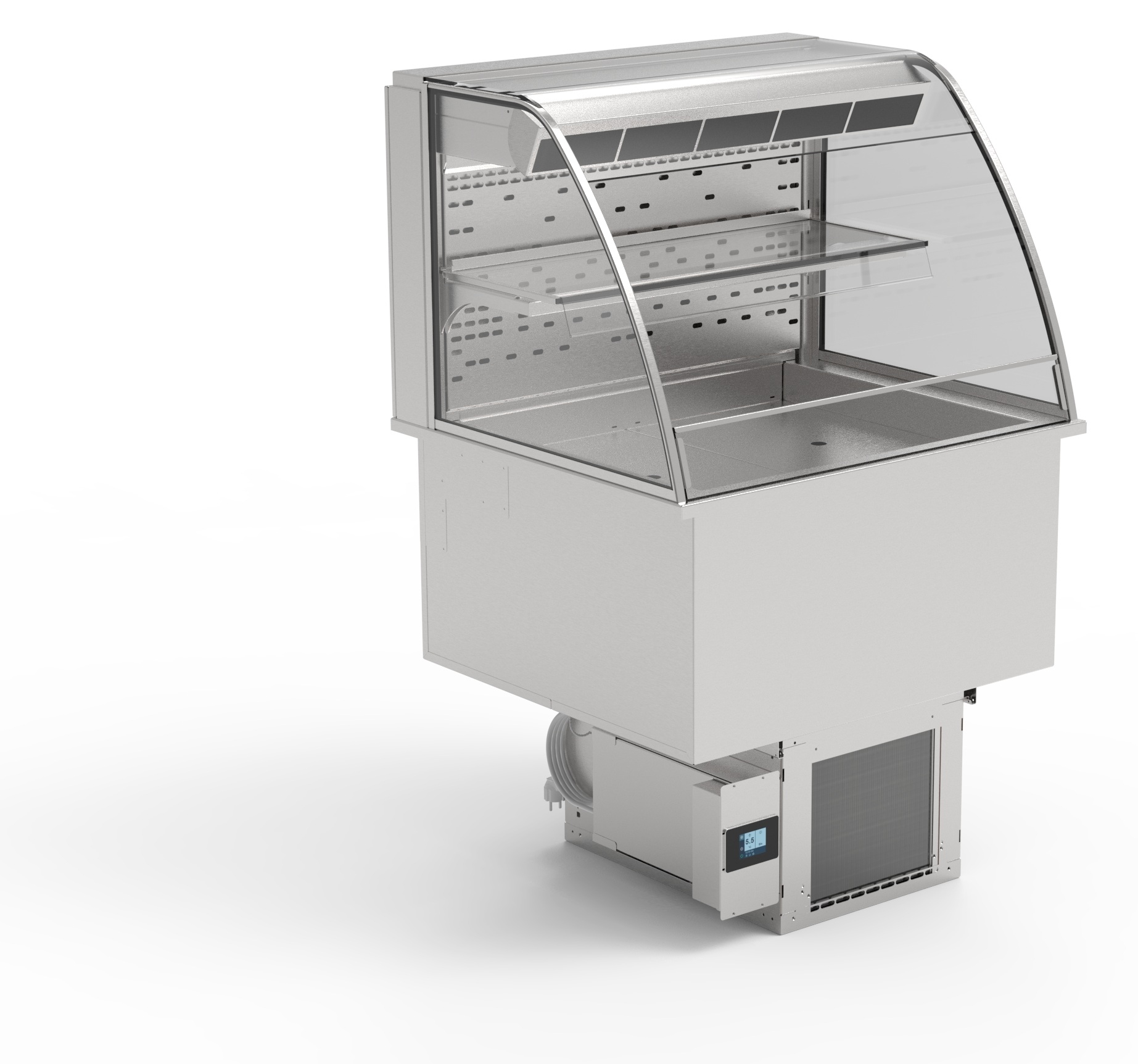 Serie GASTRO GREEN-RG-55 RG: Rückwand geschlossen, für Wandaufstellung ...